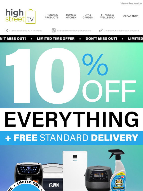 High Street TV: Your discount is expiring! ⏰ | Milled