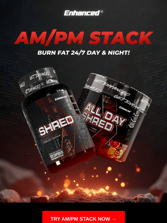 Enhanced Labs: 🔥 The AM/PM STACK is Here! Burn Fat 24/7 | Milled