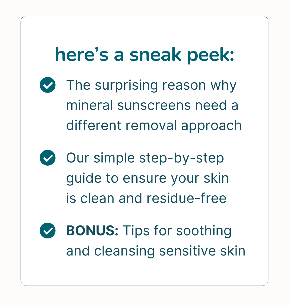 Wotnot: 👀 Sunscreen Residue? | Milled