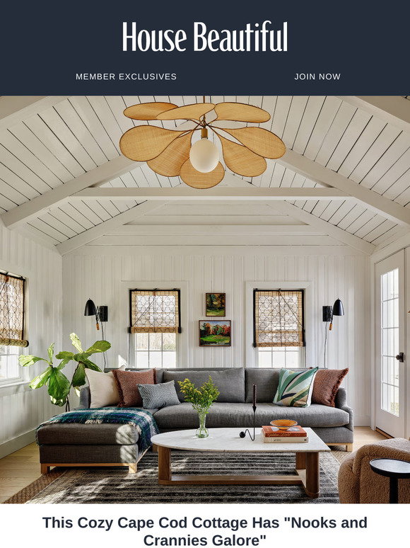 House Beautiful: This Cozy Cape Cod Cottage Has "Nooks and Crannies ...