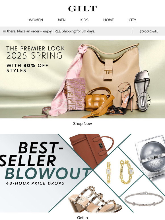 Gilt: The Luxe Spring First-Look >> 30% OFF Styles | Milled