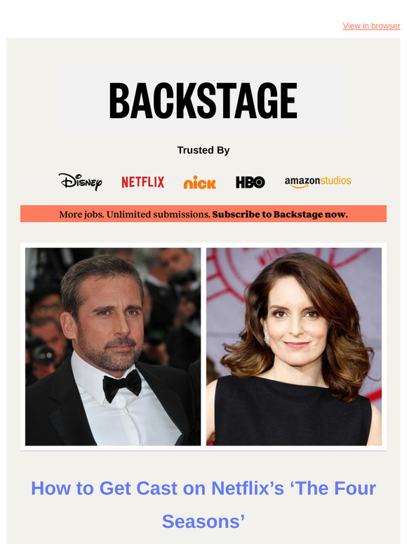 Backstage: How to Get Cast on Netflix’s ‘The Four Seasons’ | Milled