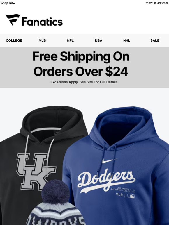 Fanatics: Cold Days Ahead? Hot Styles Start Here | Milled