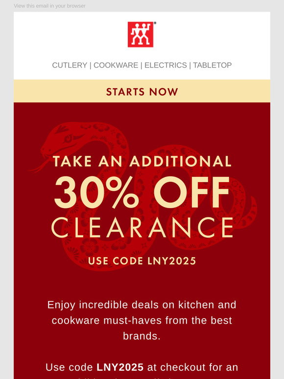 ZWILLING Email Newsletters: Shop Sales, Discounts, and Coupon Codes