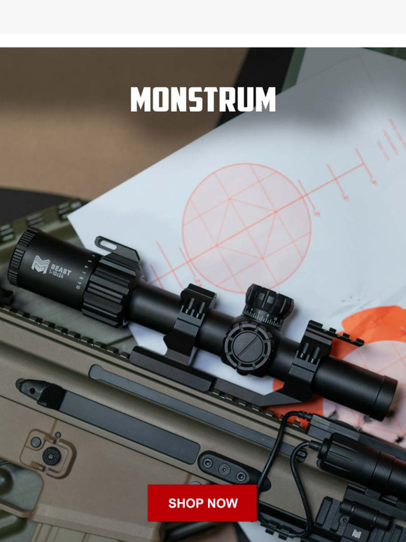 Monstrum Tactical: The Beast LPVO is here in 1-6x FFP. | Milled