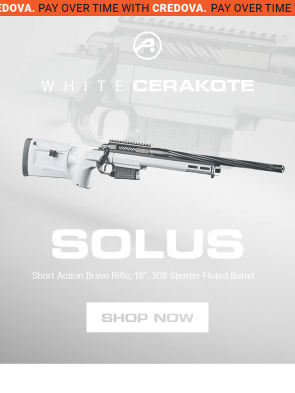 Aero Precision: ️ SOLUS Bravo Complete Rifle in White Cerakote $1649 ...