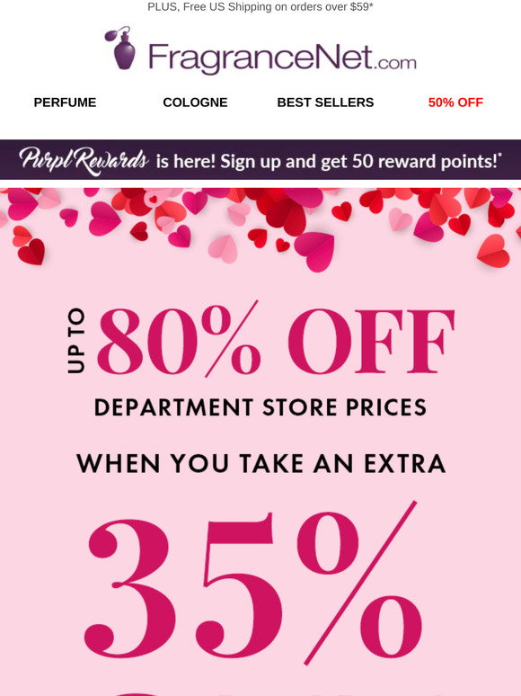 FragranceNet: Ready, set, save! 35% OFF fragrance, beauty & more | Milled