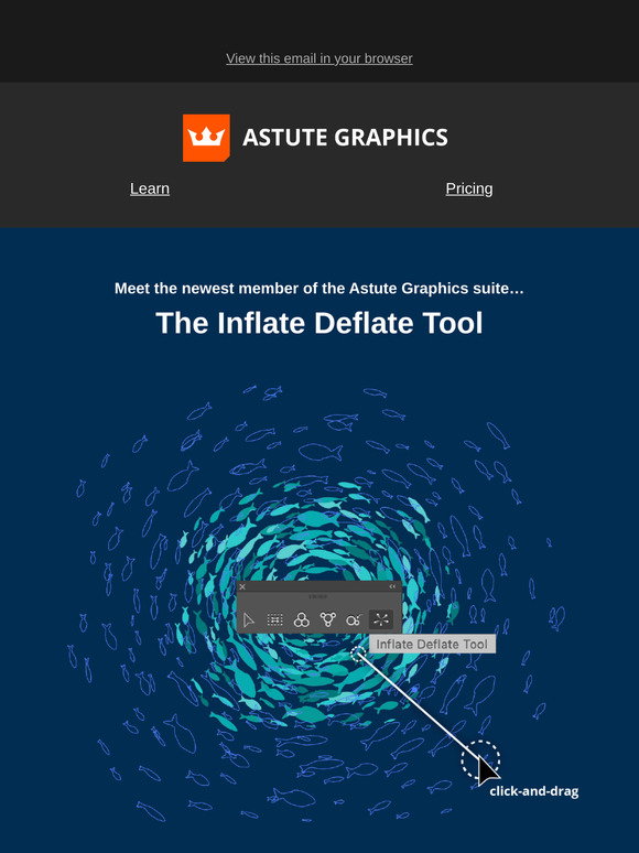 Astute Graphics: Inflate + Deflate in Adobe Illustrator. 💨 | Milled
