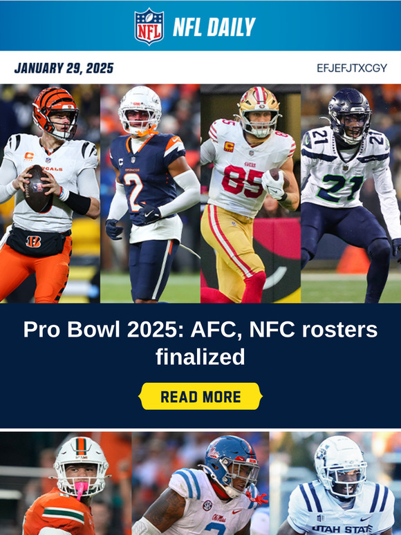 NFL Gamepass: Final 2025 Pro Bowl Rosters Revealed! | Milled