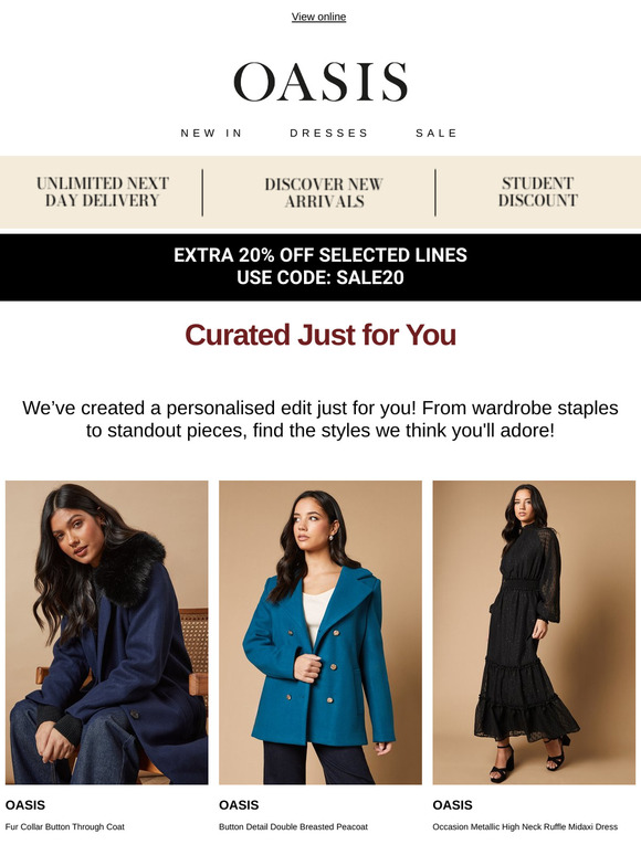 Oasis: Your Exclusive Oasis Edit Awaits | Milled