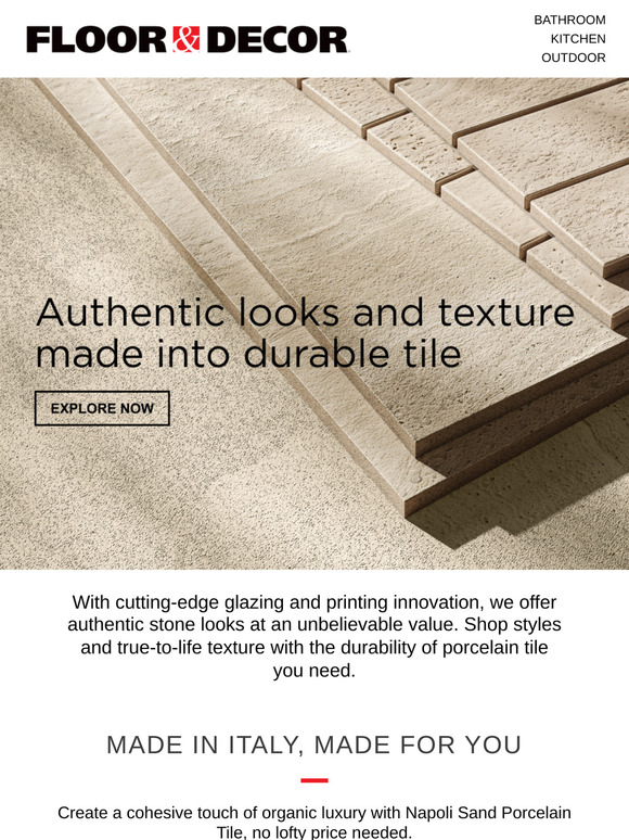 Floor & Decor: Affordable porcelain tile 🤝 Enhanced stone looks | Milled