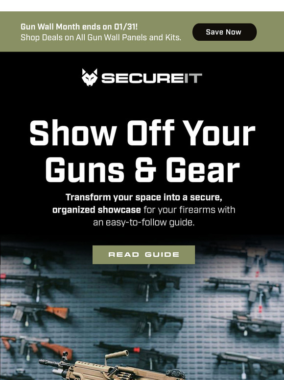 SecureIt: Build your own gun wall guide | Milled