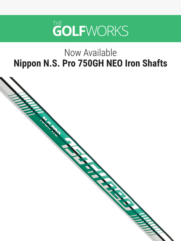 GolfWorks: Nippon N.S. Pro 750GH NEO Iron Shafts Now Available | Milled