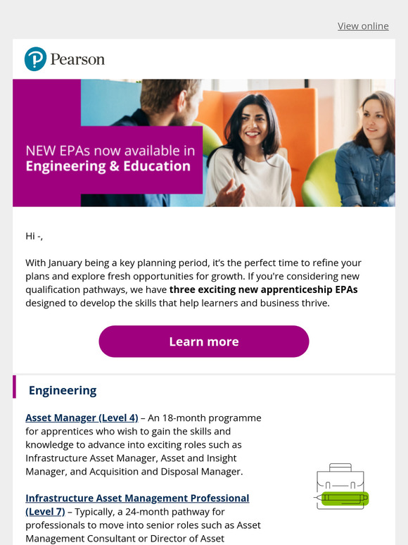 Pearson Education eText: Three new Pearson EPAs available now! | Milled