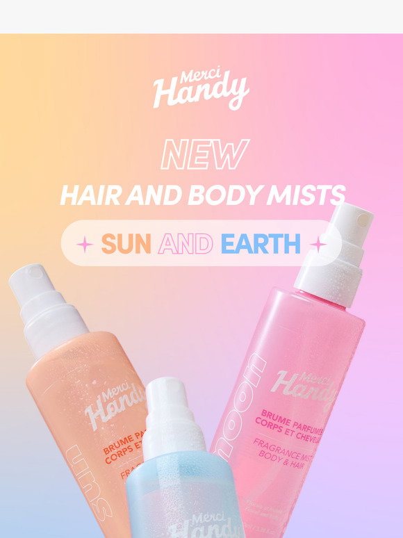 Merci Handy: Discover our new fragrance mists 💙 | Milled
