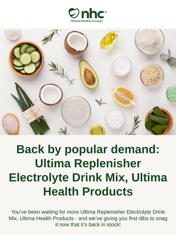 Natural Healthy Concepts: Back by popular demand: Ultima Replenisher ...