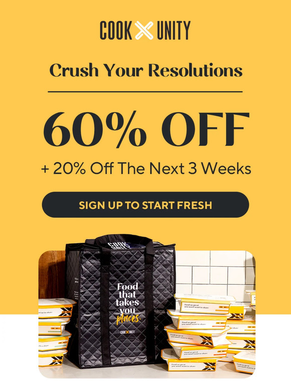 Cook Unity: Mindful portions to reach your milestones | Milled