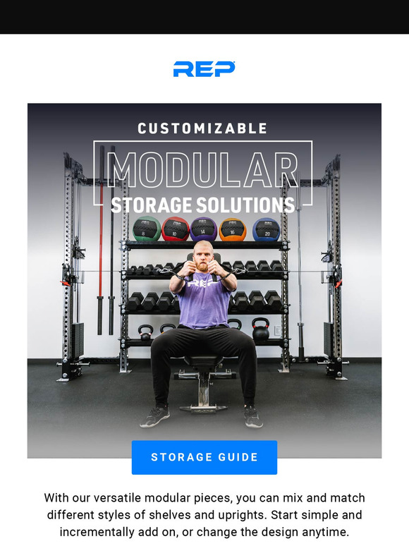 REP Fitness: Learn About Customizable Modular Storage Solutions | Milled