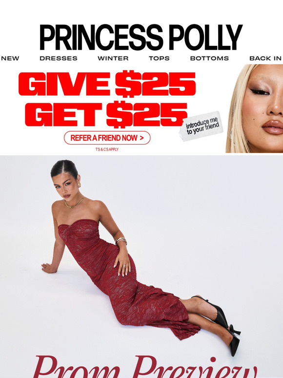 Princess Polly: PROM PREVIEW 💫 | Milled