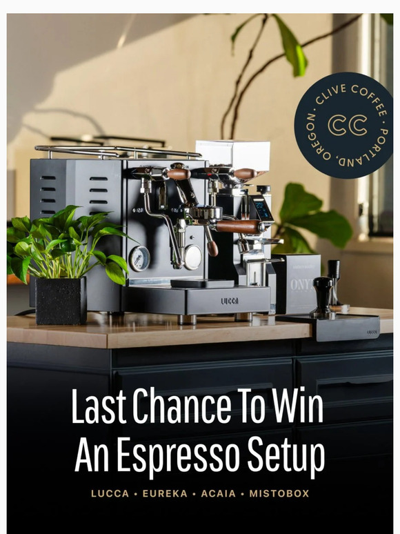 MistoBox: Last Chance to Enter to Win an Entire Home Espresso Setup ...