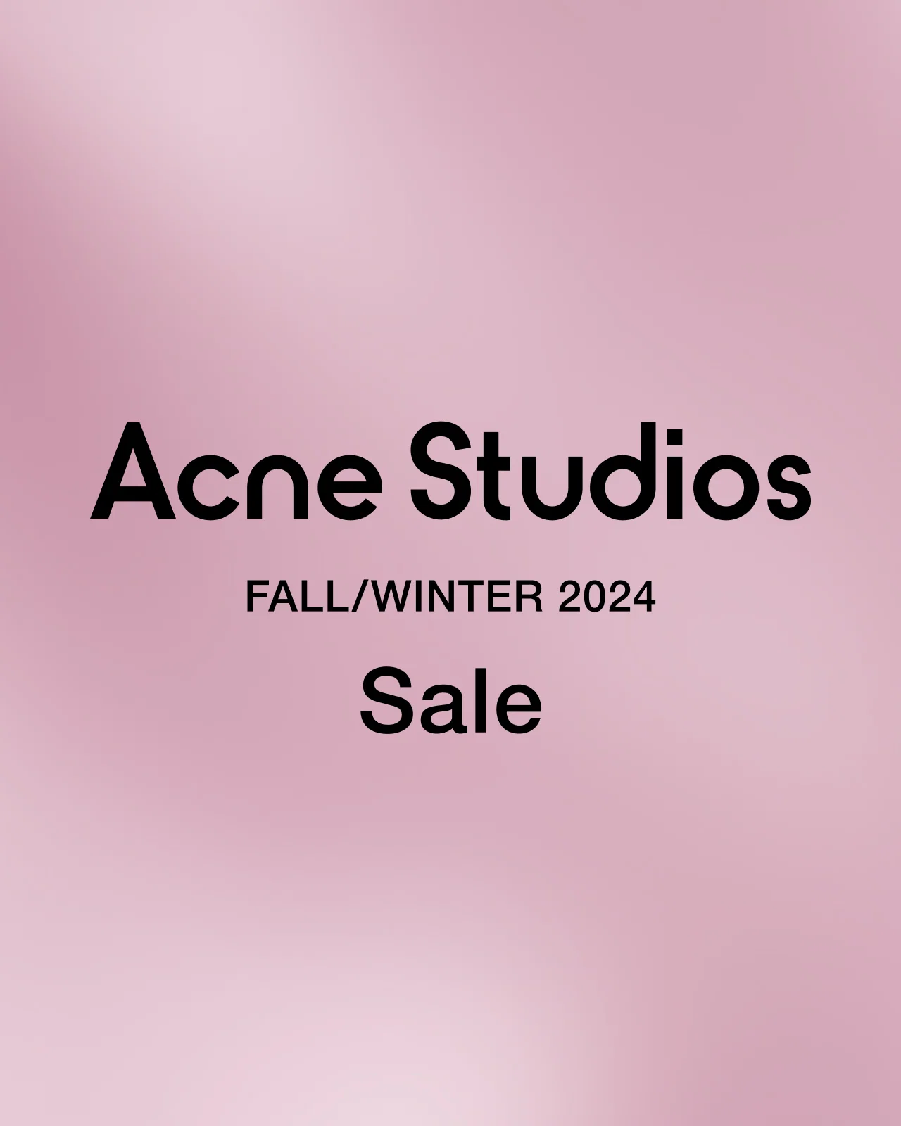 Acne Studios: Final days of sale | Milled