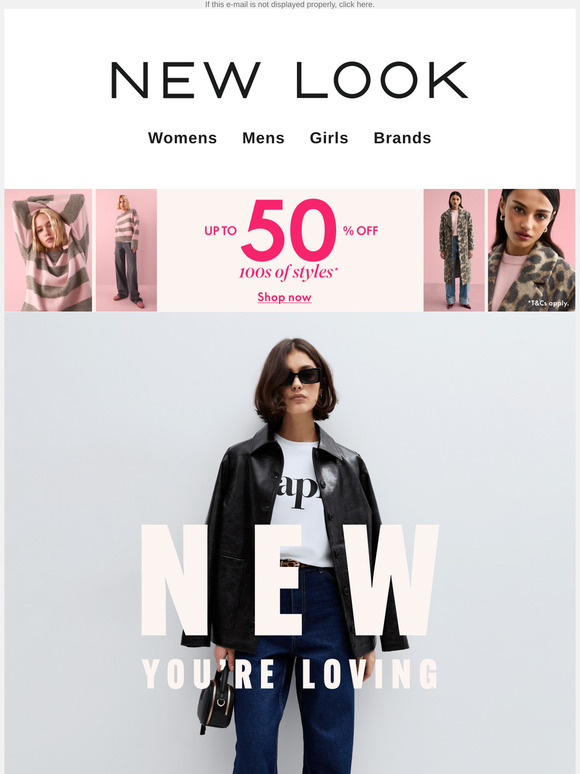New Look Email Newsletters: Shop Sales, Discounts, and Coupon Codes