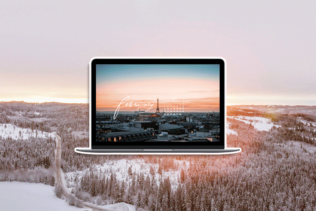 The Everygirl: free february tech backgrounds are here! 💕 | Milled