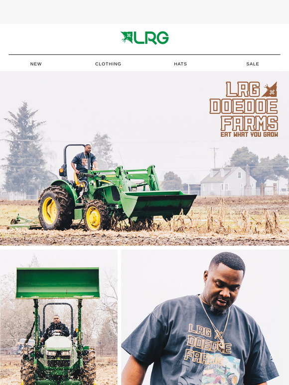 LRG Clothing: NOW LIVE 🌲🚜 LRG x Doe Doe Farms | Milled