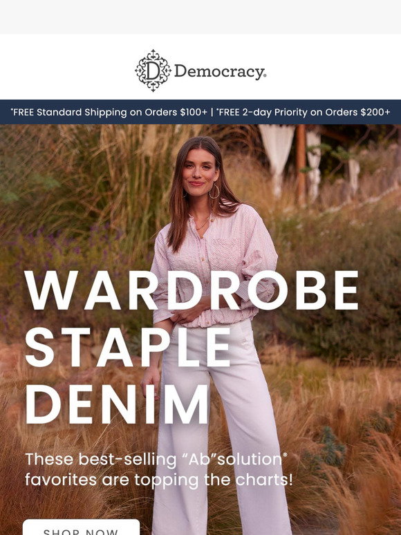 Democracy Clothing: YOUR DREAM DENIM LINEUP | Milled