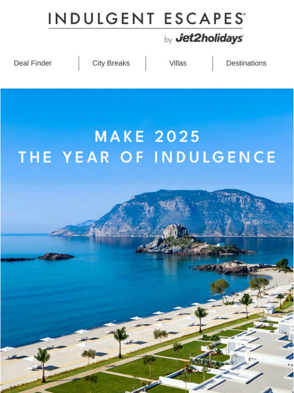 Jet2holidays: —, make 2025 the year of indulgence... | Milled