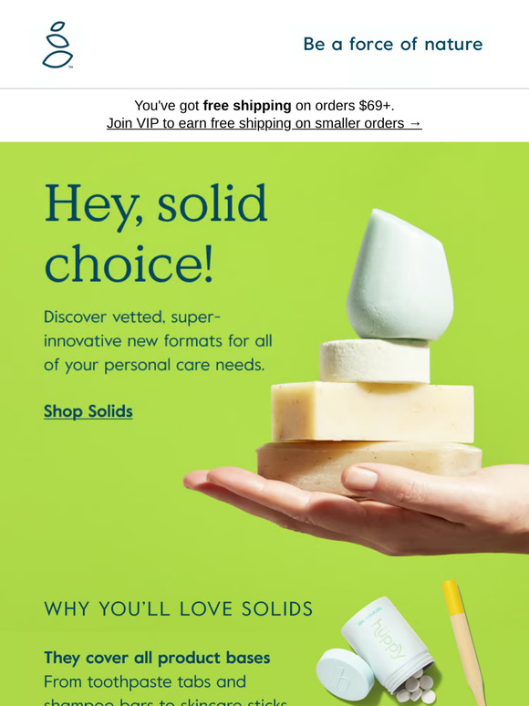 Grove Collaborative: Shampoo bars, toothpaste tabs, serum sticks, oh my ...