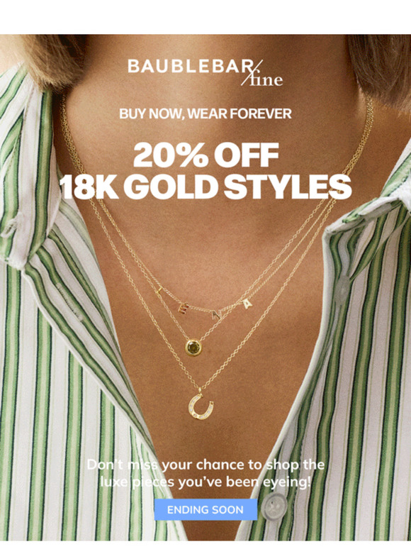 BaubleBar Email Newsletters: Shop Sales, Discounts, and Coupon Codes