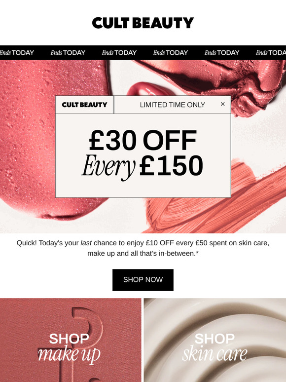 Cult Beauty Email Newsletters: Shop Sales, Discounts, and Coupon Codes
