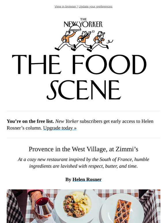 The New Yorker: Provence in the West Village, at Zimmi’s | Milled