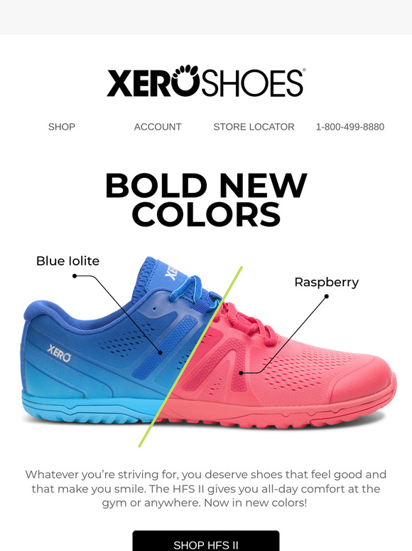 Xero Shoes: Fun new colors for the HFS II | Milled