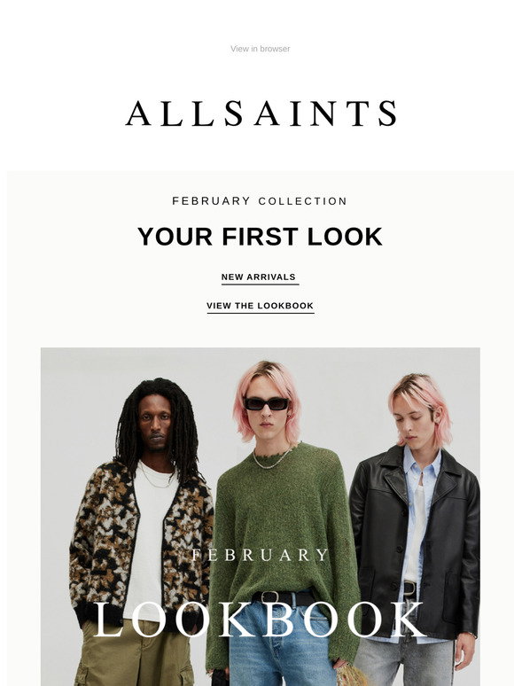 AllSaints: First Look: February Lookbook | Milled