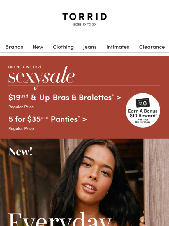 Torrid: $29 bras, everyone! + The *Perfect* T-Shirt Bra & matching ...