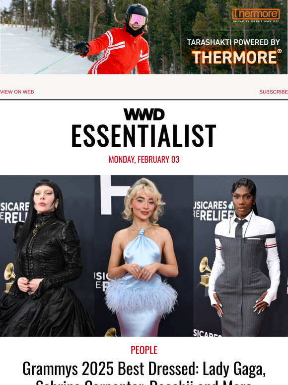 Women's Wear Daily: Best Dressed at the Grammys; Paris Fashion Week Releases Fall 2025 Schedule ...