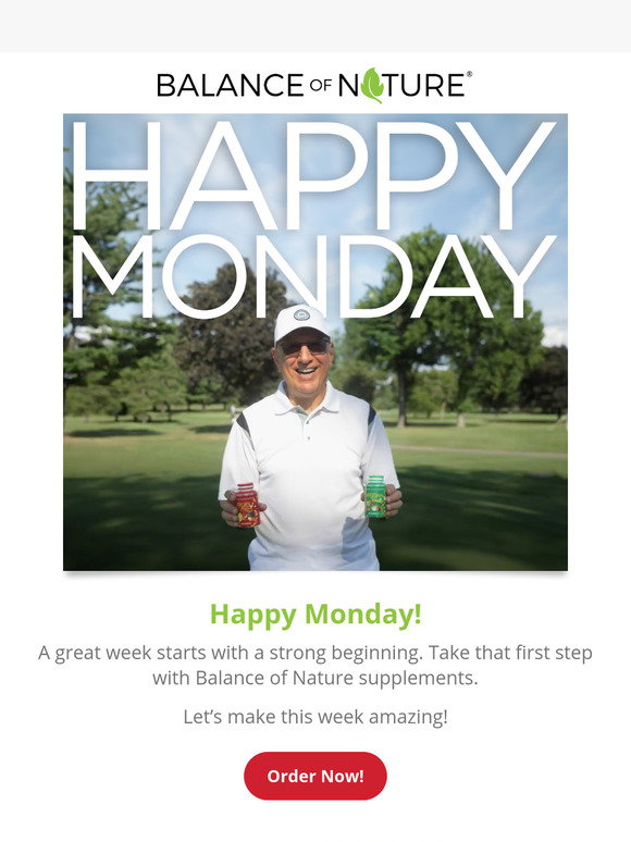 Balance of Nature: Good Morning☀️Happy Monday! | Milled