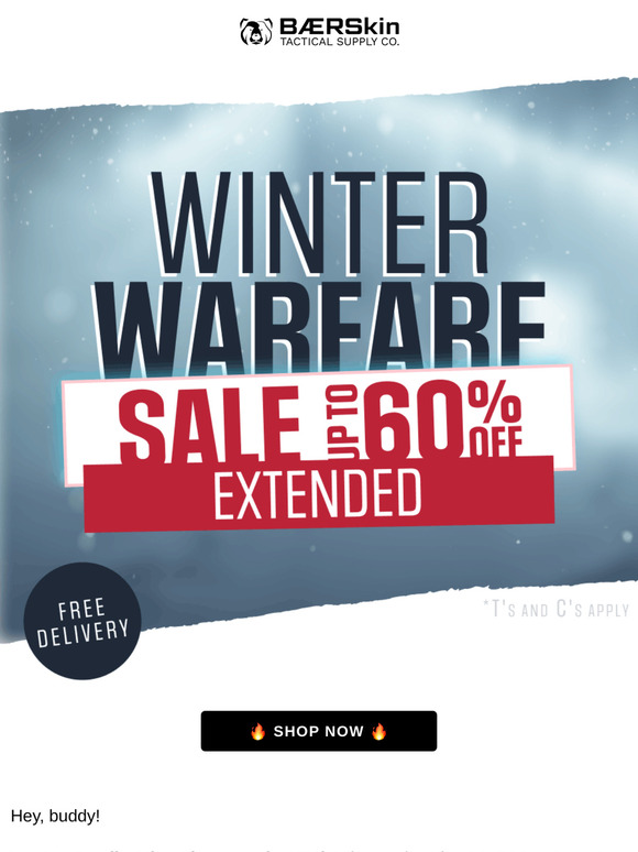 Bearskin Tactical Supply Co.: Surprise! One More Day to Gear Up for ...