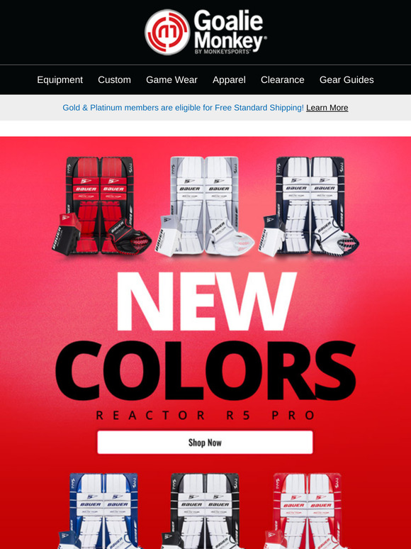 GoalieMonkey: 💪 Bauer Reactor: Elite Goalie Equipment for Game-Changers ...