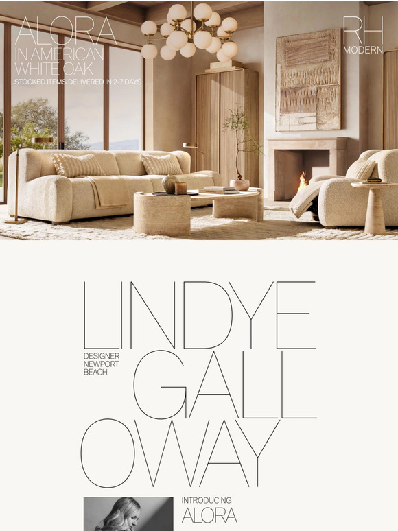 Restoration Hardware: Introducing Alora in Reeded American Oak ...