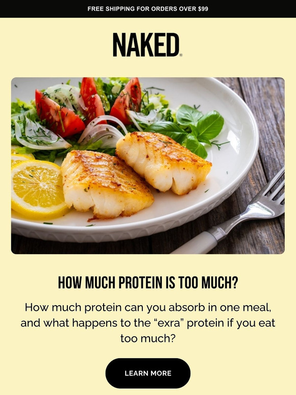 Naked Nutrition: 🤔 Should You Limit Protein Intake Per Meal? 🍗 | Milled