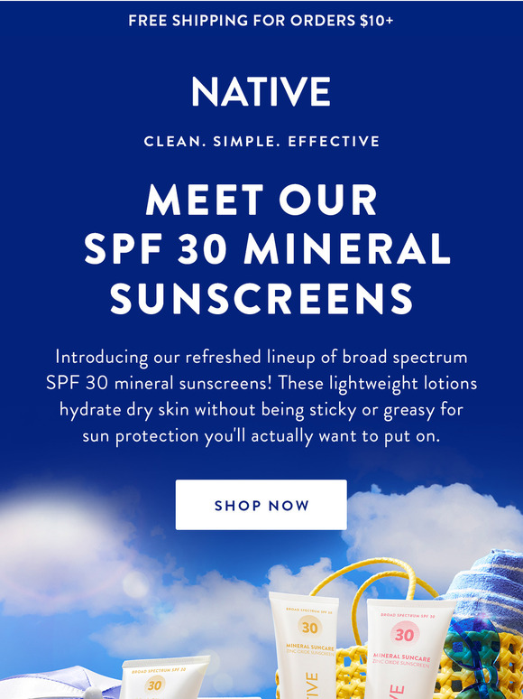 Native: Meet Your SPF Must-Haves👀 | Milled