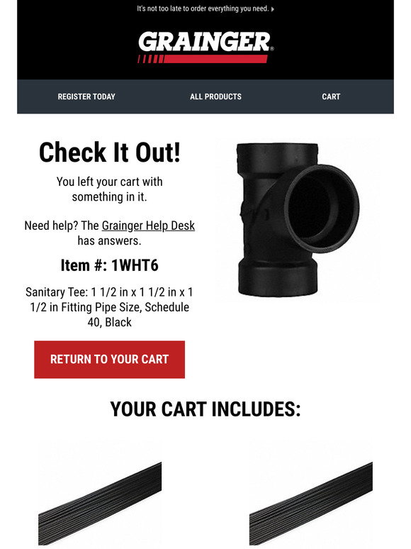 Grainger Email Newsletters: Shop Sales, Discounts, and Coupon Codes