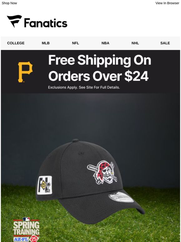 Fanatics: Just In! 2025 Pirates Spring Training Hats Are Here | Milled