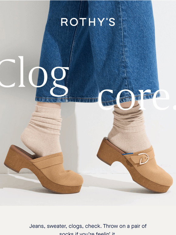 Rothy's: How we’re wearing The Classic Clog. 🌼 | Milled