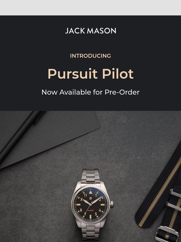 Jack Mason: Pre-Order Now: Pursuit Pilot is here | Milled