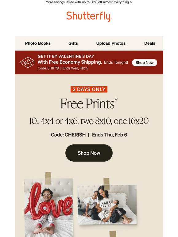 Shutterfly: FREE Prints start now! Plus, last day for FREE shipping on ...