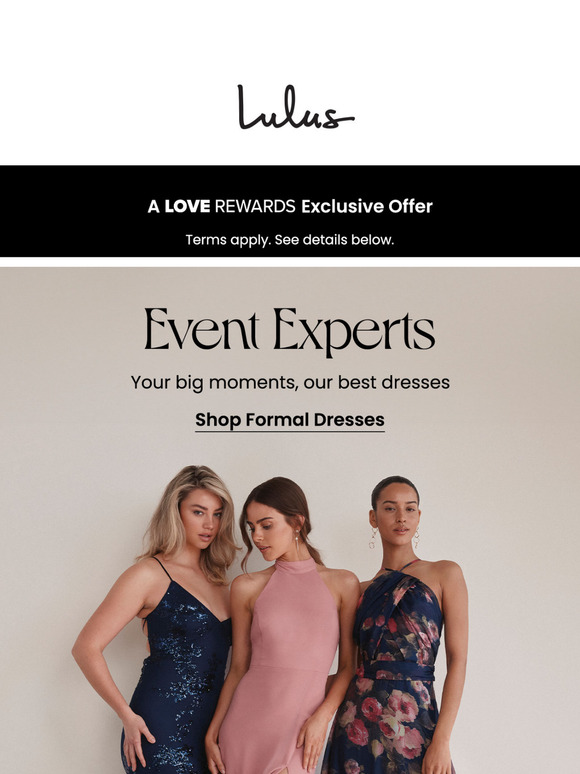Lulus: GORGEOUS Formal Dresses Inside | Milled